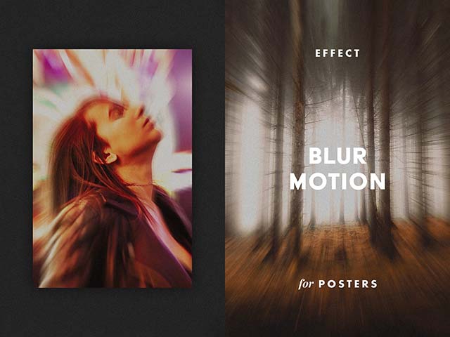 Download Blur Motion Poster Effect
