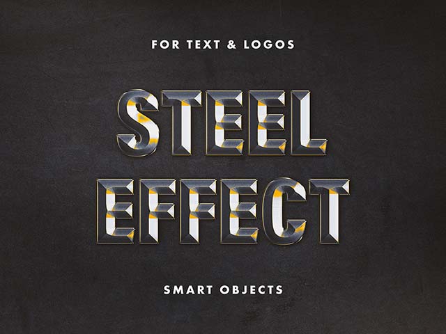 Download Forged Steel Text Effect