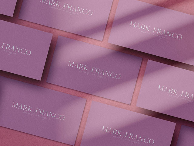 Download Grid Business Cards Mockup