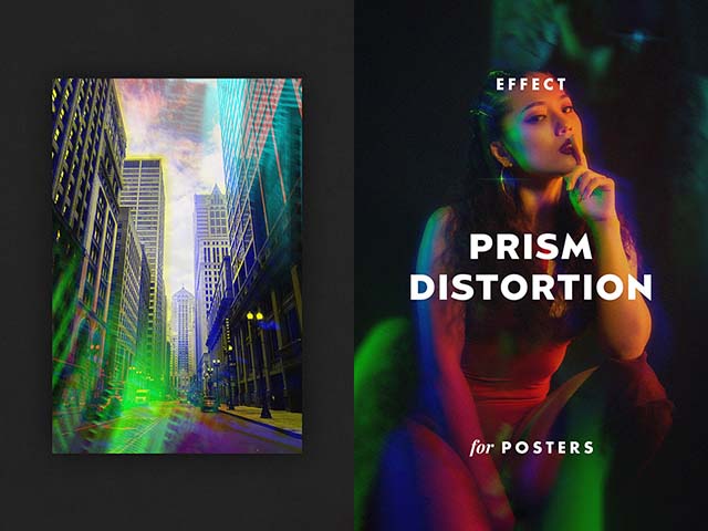 Download Prism Distortion Effect for Posters