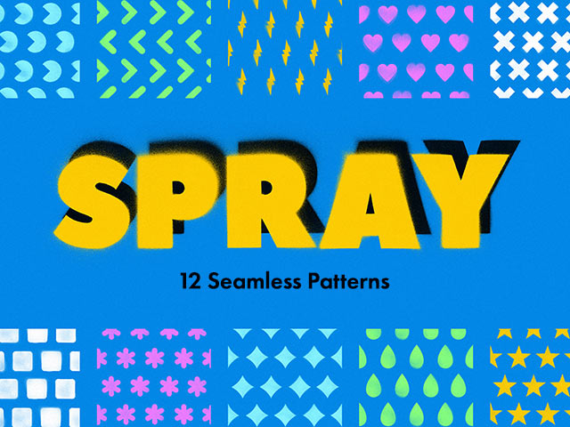 Download Spray Seamless Patterns — Free Pattern Design