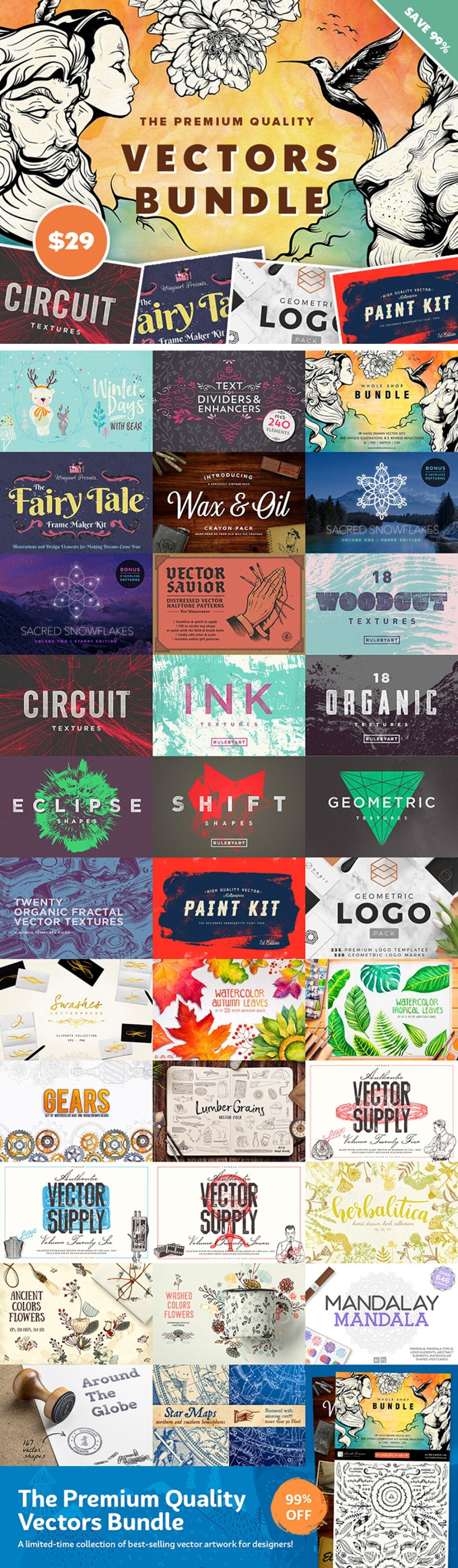The Premium Quality Vectors Bundle