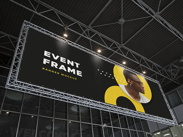 Event Billboard Mockup Free Download