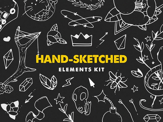 Free sketch vector illustration kit for download