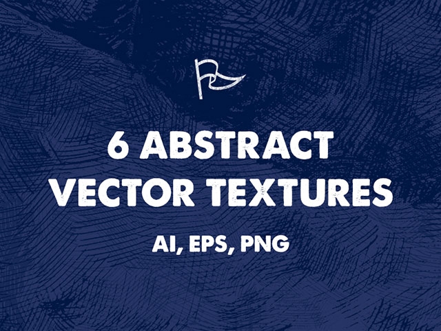 Free abstract vector brush textures set