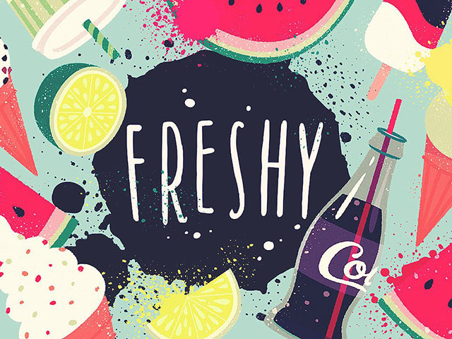Freshy Graphic Pack: download free illustrations