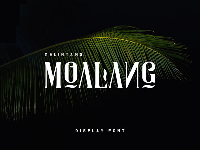 Moalang Display Font — download free typeface