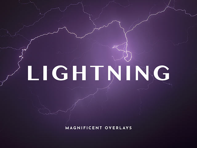 Magnificent Overlays: Lightning Textures Download for free