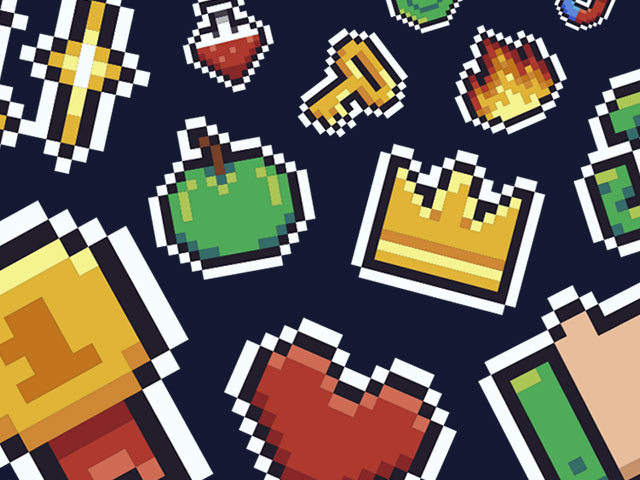 Mario pixel icon set: download free retro icons