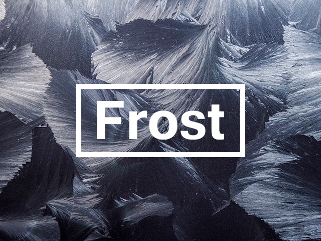 Frost & ice texture set: free download