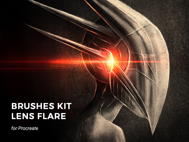 Galactic Lens Procreate Brushes