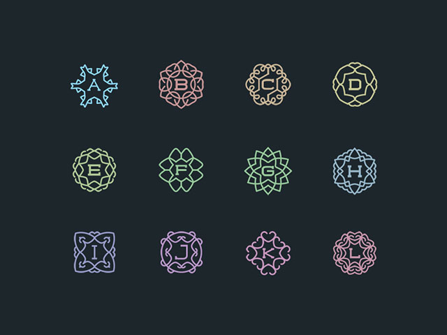 Free vector monogram maker: professional creator