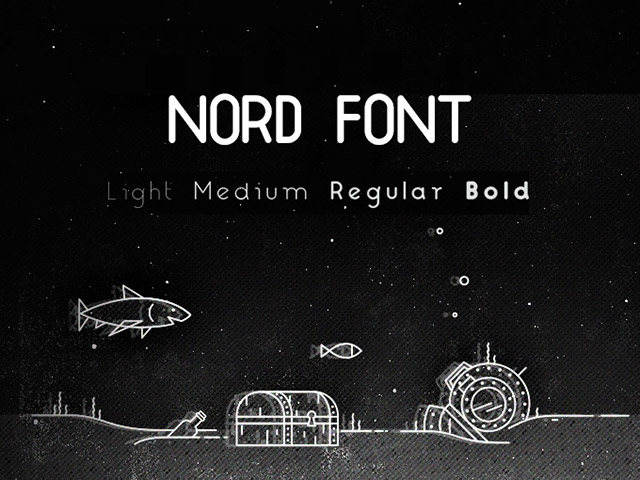 Nord font family for free download