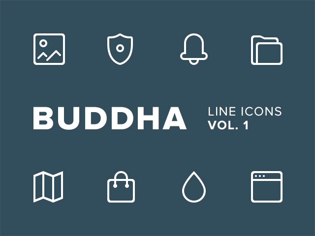 Vector line icons free set download: SVG, AI, EPS