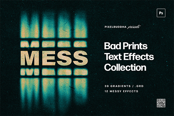 Download Printed Mess Text & Logo Effects Collection