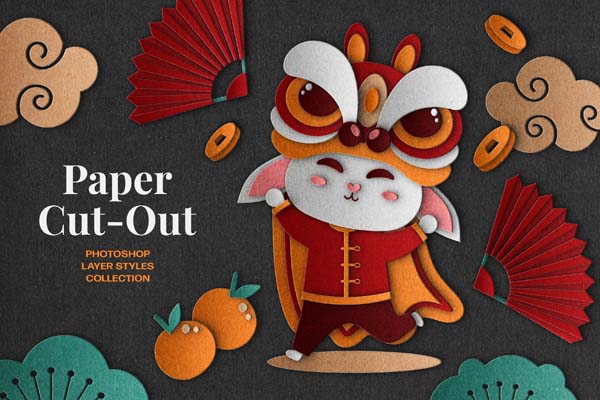 Download Paper Cutout Effect by Pixelbuddha