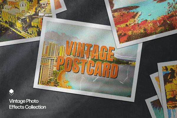 Download Vintage Postcard Photo Effect