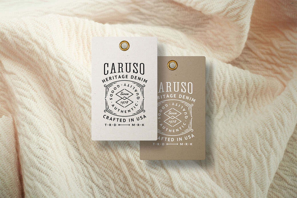 Garment Label Tag Mockups by Pixelbuddha