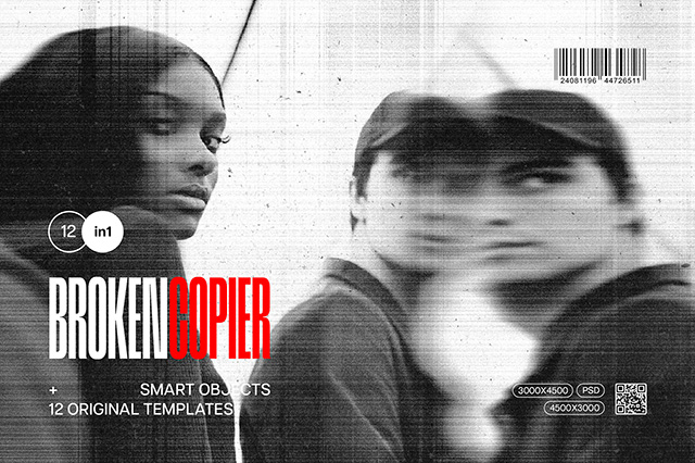 Download Broken Copier Photo Effects