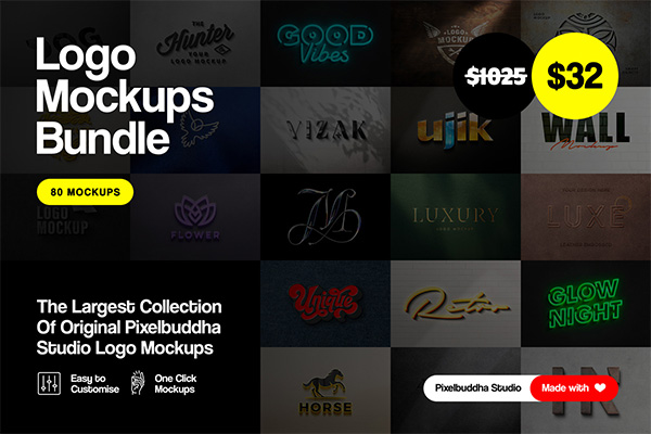 Download Logo Mockups Ultimate Bundle