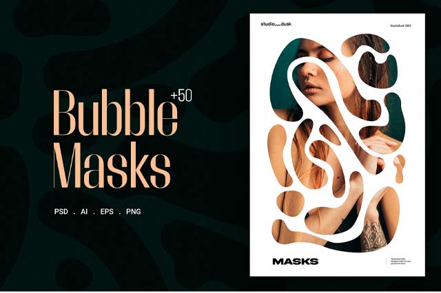 Abstract Bubble Masks