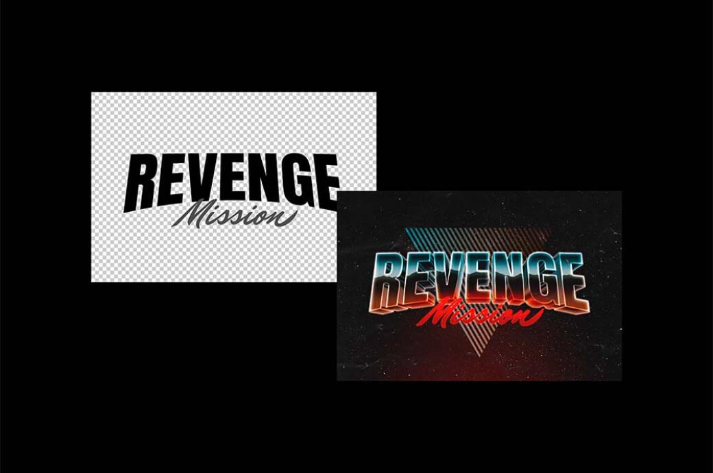 Cosmic Retrowave Text Effect Cosmic Retrowave Text Effect