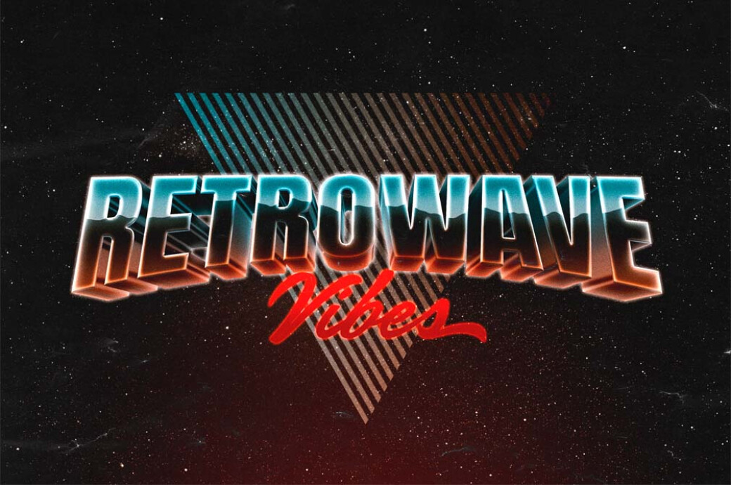 Cosmic Retrowave Text Effect Cosmic Retrowave Text Effect
