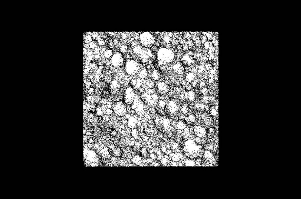 Abstract Dithering Bitmap Shapes