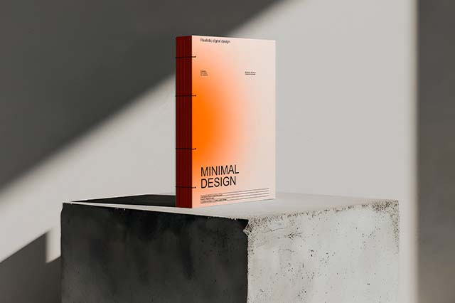 Minimalistic Book Mockup