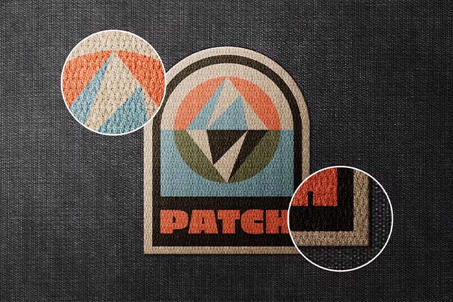 Embroidered Patch Mockup