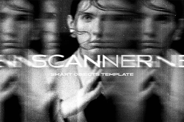 Broken Scanner Photo Effect