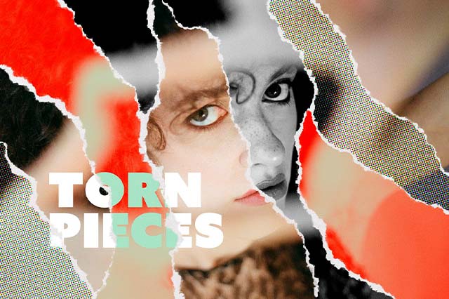 Pop Art Torn Paper Effect