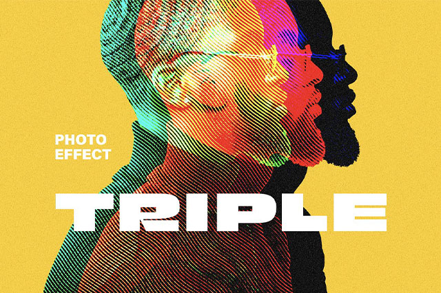 Triple Halftone Exposure Effect