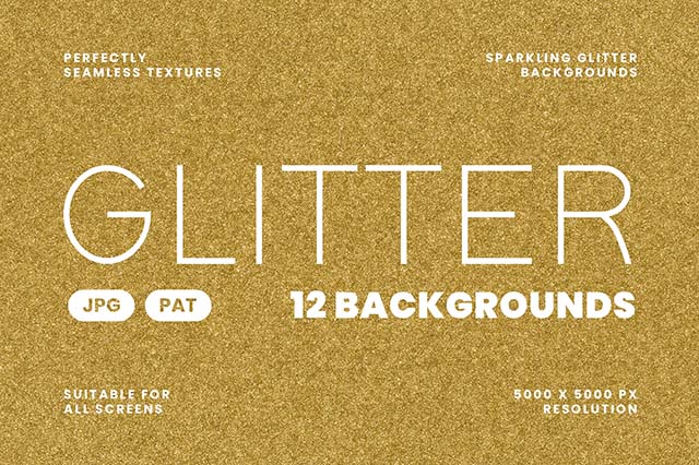 Seamless Glitter Texture Backgrounds