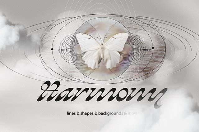 Harmony — Textures And Infographic Set