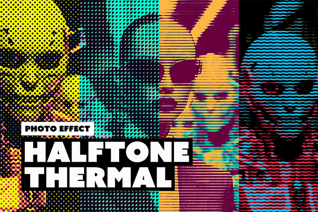 Acid Halftones Photo Effect