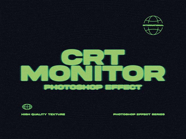 CRT Monitor Effect