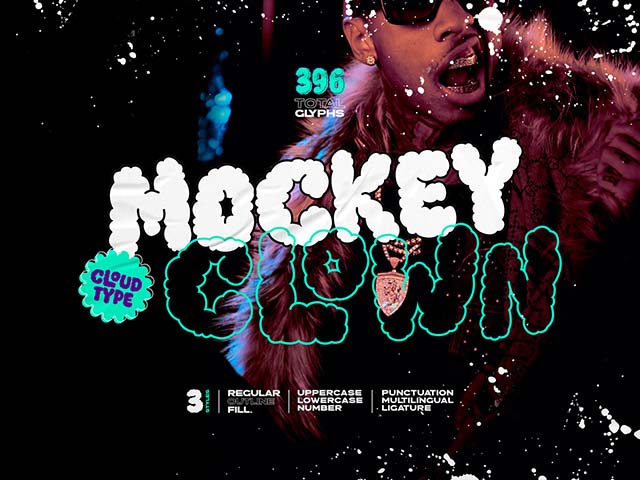 Mockey Clown — Cloud Font