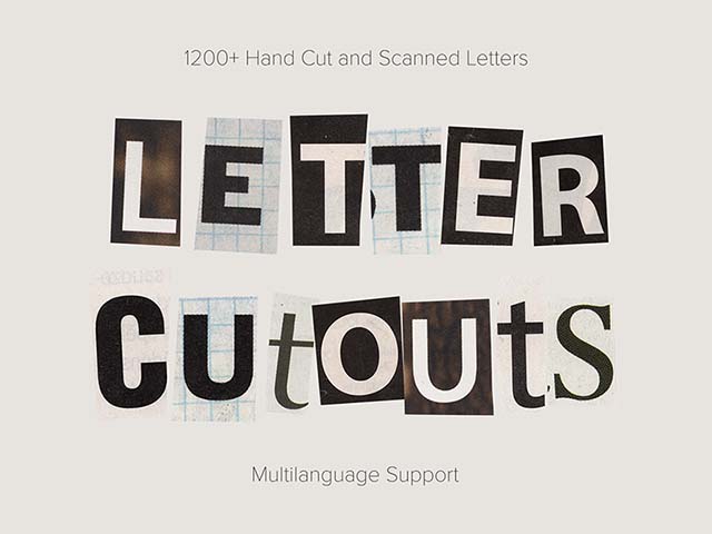Letter Cutouts Bundle
