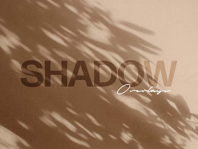 Botanical Shadow Photo Overlays
