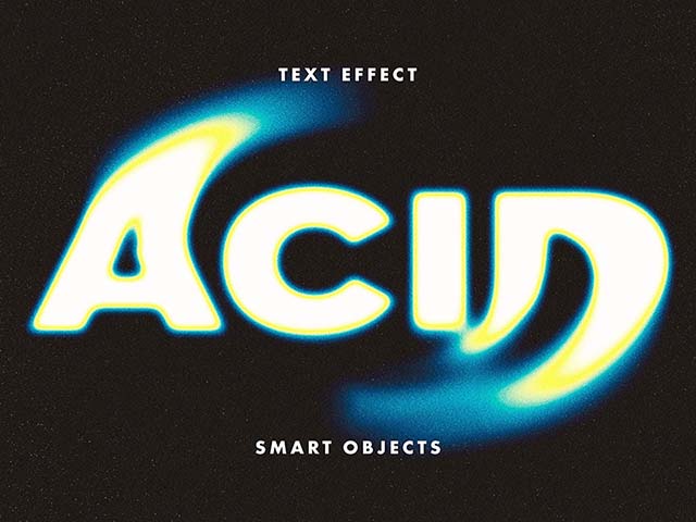 Acid Text Effect