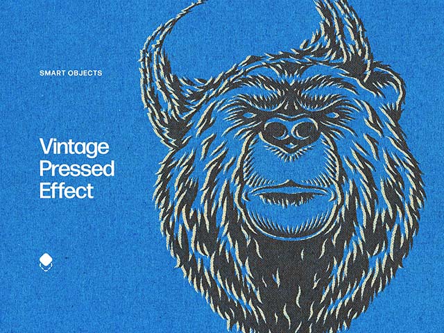 Vintage Pressed Cardboard Effect