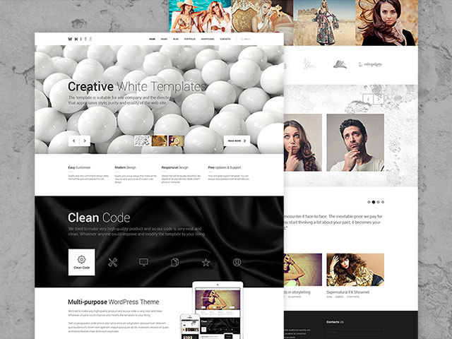 Free Website & Email HTML Templates on Pixelbuddha