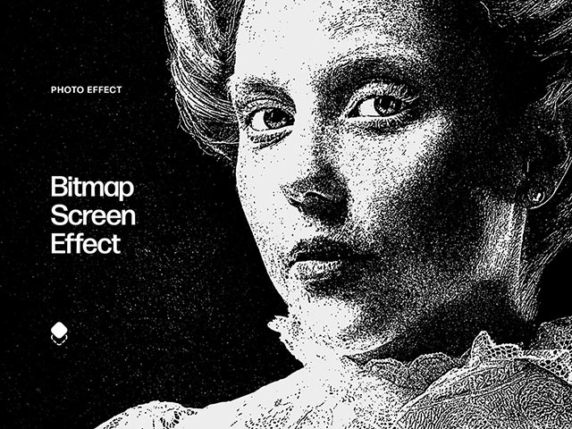 Bitmap Screen Photo Effect