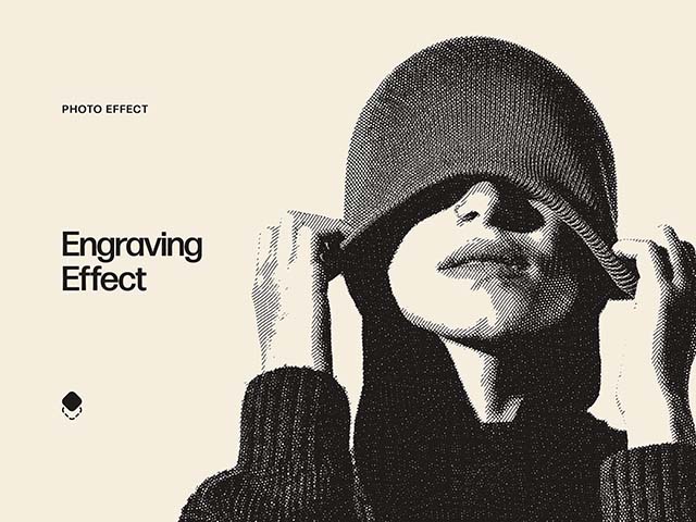Engraving Photoshop Effect