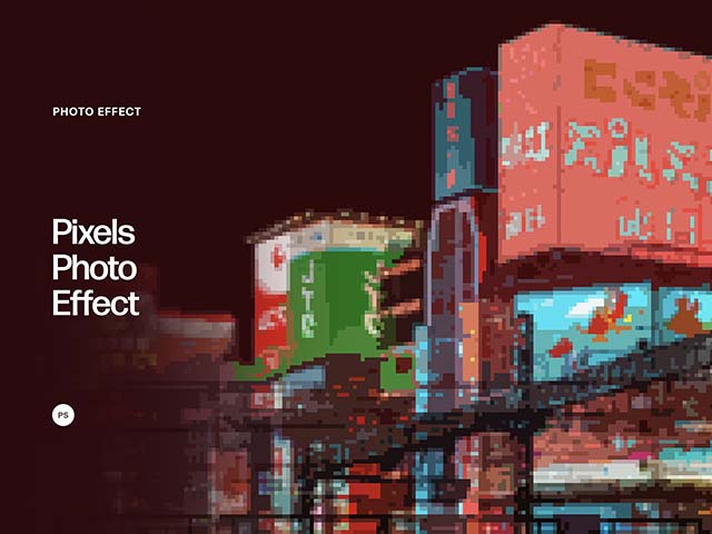 Pixels Photo Effect