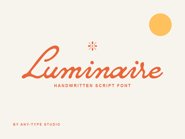 Download Luminaire Script Font