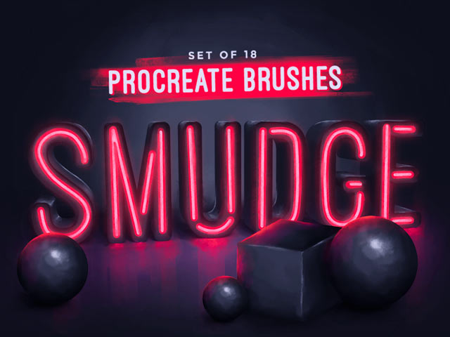 Smudge Procreate Brushes Set