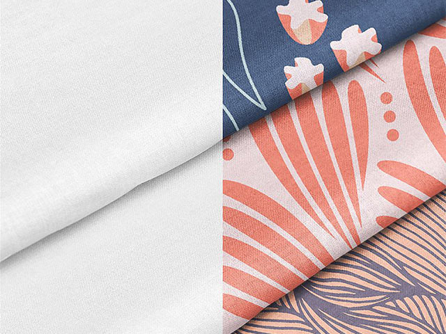 Fabric mockup set — download PSD template