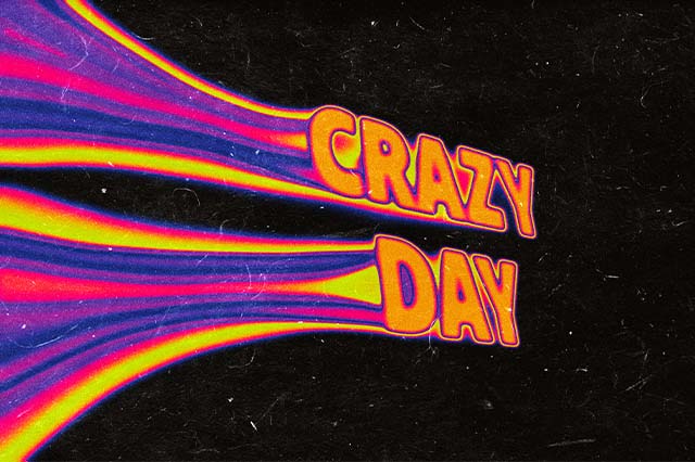 Acid Smeared Text Effect